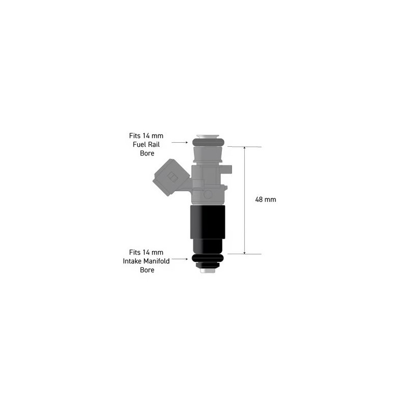 Adaptateur injecteur EV14xT Embase 14 mm / Longueur 48mm | Haltech – HT ...